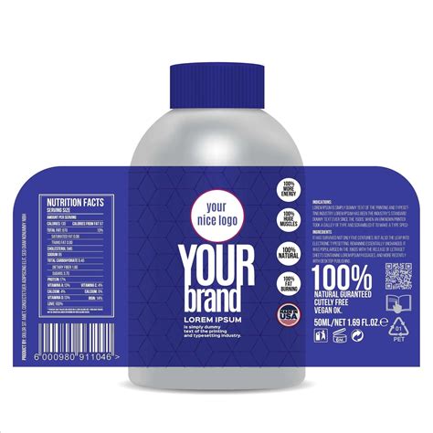 Bottle Label Design Packaging Design Template 1946363 Vector Art At Vecteezy