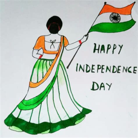 INDEPENDENCE DAY DRAWING India NCC