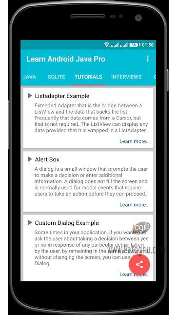 دانلود 29 Learn Android Java نرم افزار یادگیری جاوا اندروید