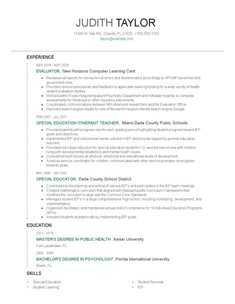 Evaluator Resume Examples And Tips Zippia