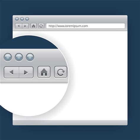 Premium Vector Vector Template Browser For Presentation Design Web Sites