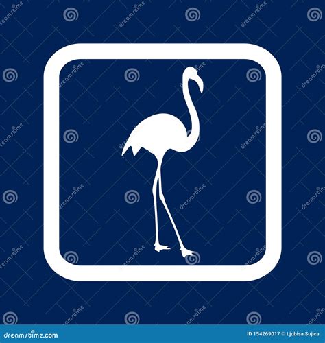 Flamingo Icon Illustration Stock Vector Illustration Of Body Color