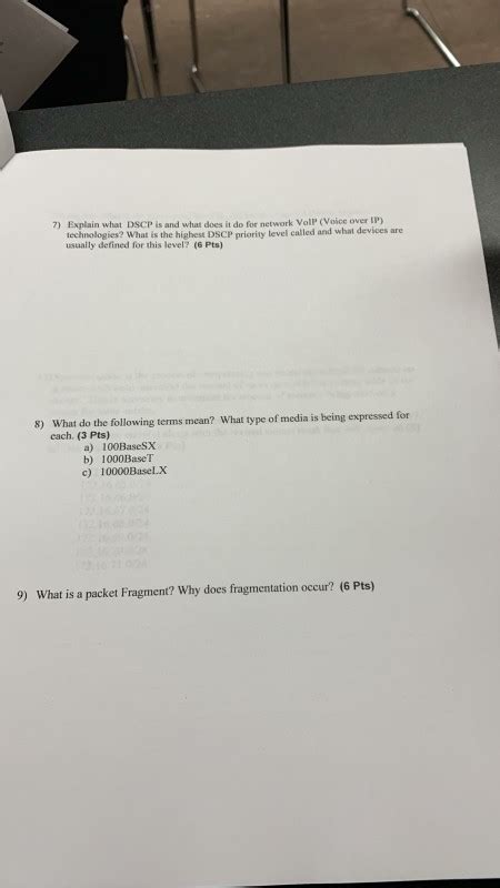 Solved Explain What DSCP Is And What Does It Do For Chegg Com