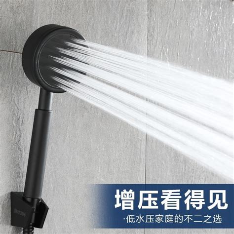 花灑 蓮蓬頭 淋浴 超強 綿密霧化spa 過濾水質 蓮蓬頭座 德國磨砂黑色不銹鋼增壓花灑噴頭洗澡淋浴室手持花酒低水壓蓮蓬 蝦皮購物