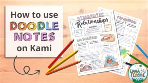How To Use Doodle Notes Digitally Emmatheteachie