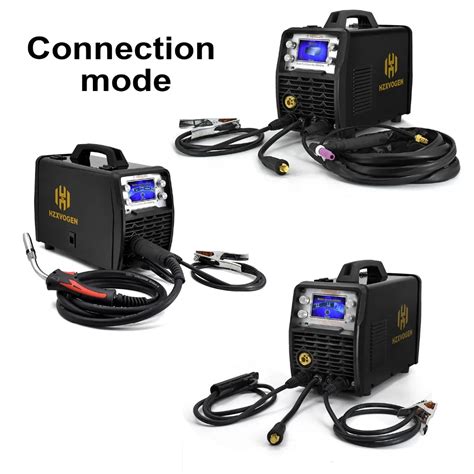 HZXVOGEN 200A Aluminum MIG Welder, 5 in 1 Multi-process Welding Machin