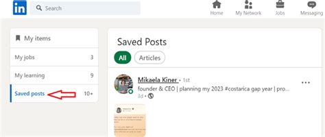 how to save posts on linkedin words of distinction