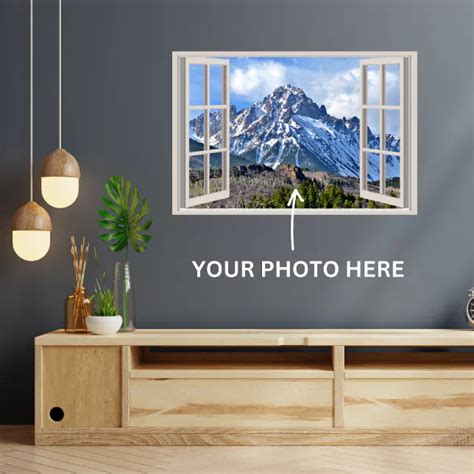 Custom Fake Faux Window Poster Zazzle