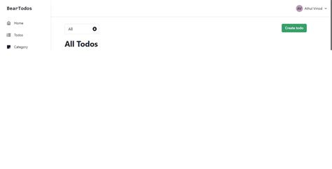 GitHub DevAthul 88 BearTodos A Simple And Easy To Use Todo App