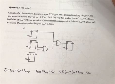 solved question 5 10 points consider the circuit below