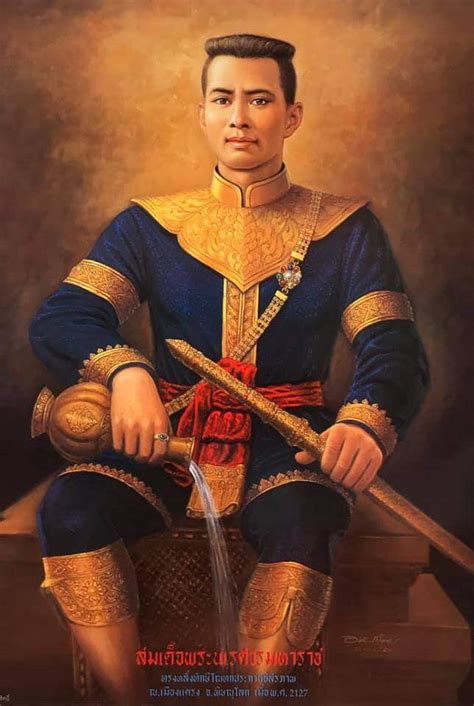 ภาพพระนเรศวรมหาราช ภาพติดผนังเพื่อสักการะบูชาขนาดภาพ 15x21 นิ้ว หรือ