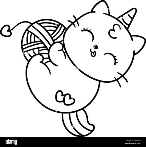Ausmalbilder Anime Katze Fotos Und Bildmaterial In Hoher Auflösung