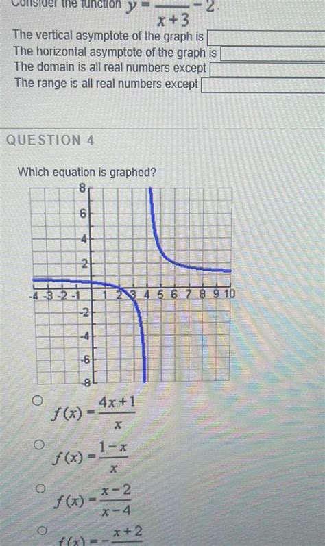 [answered] Sider The Function Y X 3 The Vertical Asymptote Of The Graph