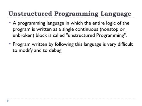 Lecture 5 Structured Programming Language Ppt