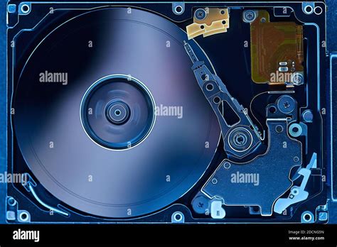 Open Hard Disks HDD Stock Photo Alamy