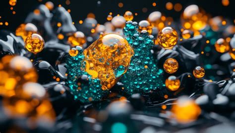 A 3d Representation Of Molecules Showcases Atoms Chemical Bonds And Molecular Nanostructure