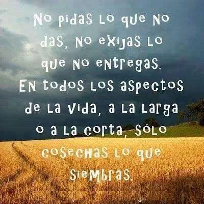 Frases Bonitas Para Facebook Cosechas Lo Que Siembras Reflexiones