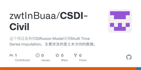 Github Zwtinbuaacsdi Civil 这个项目是利用diffusion Model实现multi Time