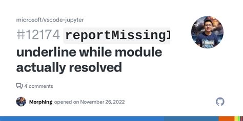 `reportmissingimports` underline while module actually resolved · issue