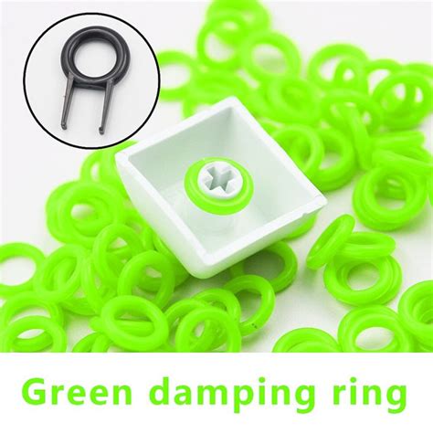 120pcs Bag Keyboards Accessories Rubber O Type Key Cap Switch Damping