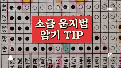 음악 소금 운지법 스트레스 그만 받아요ㅣ임용고시 소소한 암기 팁 공유 Youtube
