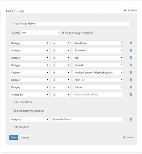 Ticket Rules Not Assigning Spiceworks Support Spiceworks Community