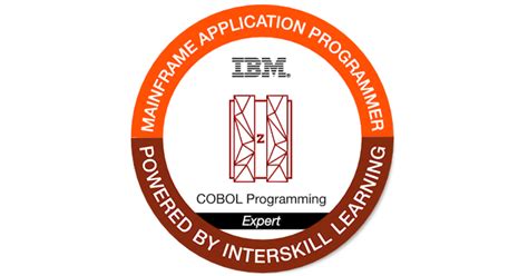 Interskill Mainframe Application Programmer Cobol Programming Expert Credly