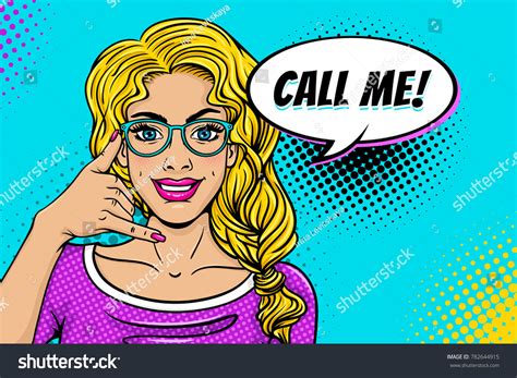Wow Pop Art Female Face Sexy Stock Vector Royalty Free 782644915