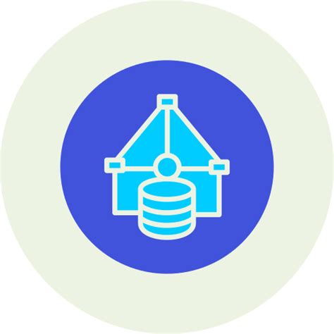 Data Model Generic Color Fill Icon