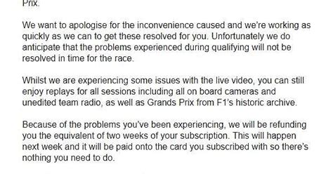 F1 Tv Pro Formula1 Stream Issueresolution Album On Imgur