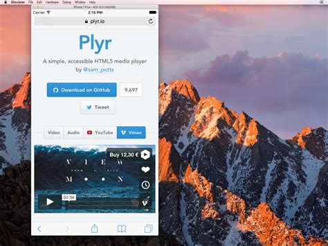 Shows Native Player UI On IOS 10 Issue 636 Sampotts Plyr GitHub