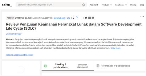 review pengujian keamanan perangkat lunak dalam software development