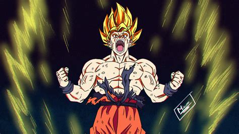 Goku Ssj Frieza Saga By Miguexe On Deviantart