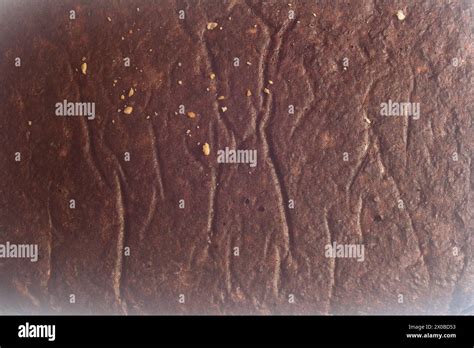 Overhead View Of An Abstract Landscape Made With Organic Cocoa Misty