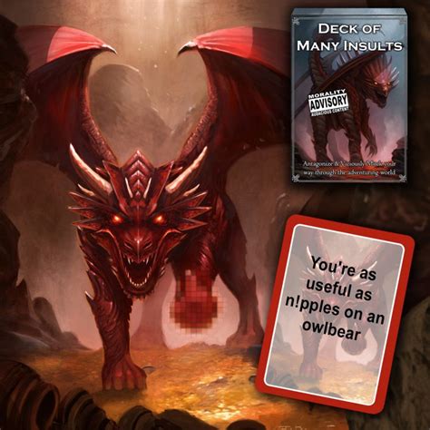 Help Your Barbed Tongue With Lokes Deck Of Many Insults Ontabletop