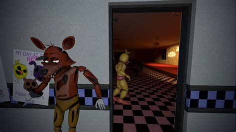 Sfmfoxy X Toy Chica  By Shadowpikachuu On Deviantart
