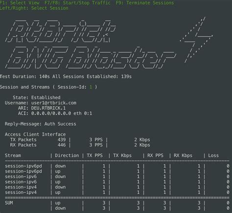 Session Traffic BNG Blaster Documentation