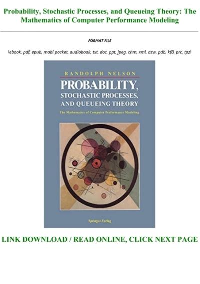 PDF Probability Stochastic Processes And Queueing Theory The