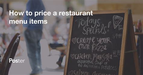 Restaurant Menu Pricing Strategies How To Price A Restaurant Menu Items Poster POS