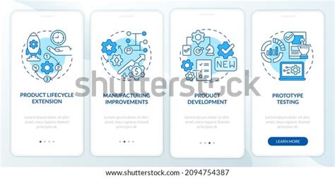 Digital Twin Tasks Blue Onboarding Mobile Stock Vector Royalty Free 2094754387 Shutterstock