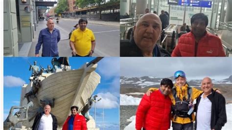 Dos hombres baten un récord Guinness al viajar por los siete