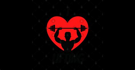 I Love Lifting Weights Gym Fitness Gym Sticker Teepublic