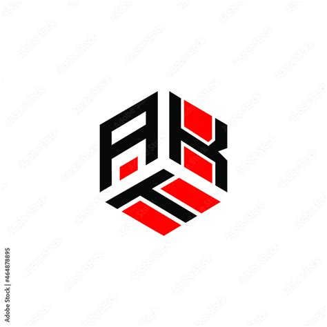 Akt Letter Logo Design On White Backgroundakt Creative Initials Letter