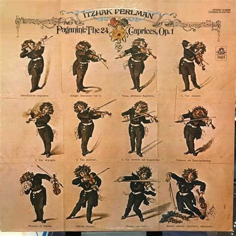 Itzhak Perlman Paganini The 24 Caprices Op 1 1972 Vinyl Discogs