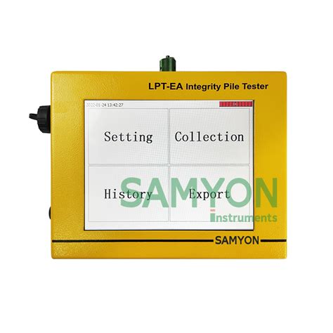 Pile Integrity Tester Low Strain Dynamic Testing Pit Testing