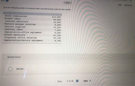 solved saved help use the following data to compute total