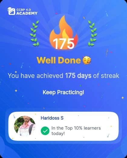 Haridoss Sekar On Linkedin Nxtwave Learningstreak