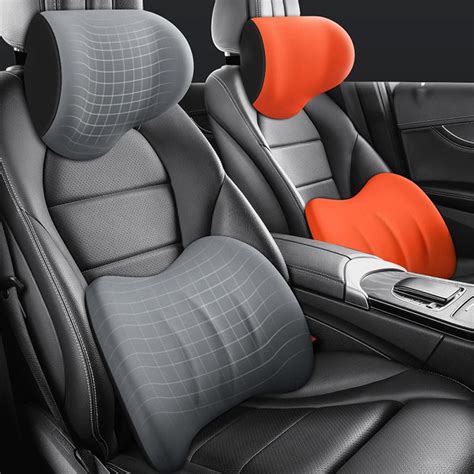 Ergonomic Car Seat Headrest And Lumbar Cushion Lulunami