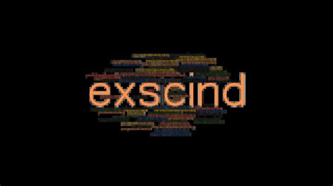 Exscind Past Tense Verb Forms Conjugate Exscind