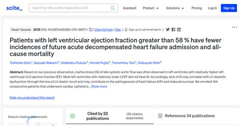 Patients With Left Ventricular Ejection Fraction Greater Than 58 Have